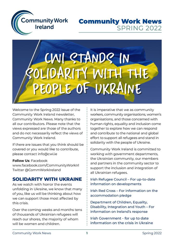 Community Development Programme News | Inner City Organisations Network ...